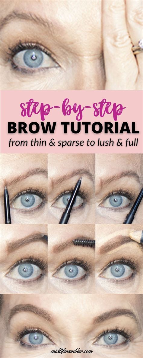 how to fill in eyebrows for beginners sparse eyebrow tutorial artofit