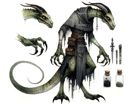 Lizard Man Character Concept Mage 7 By Adoptablesaicraft On Deviantart