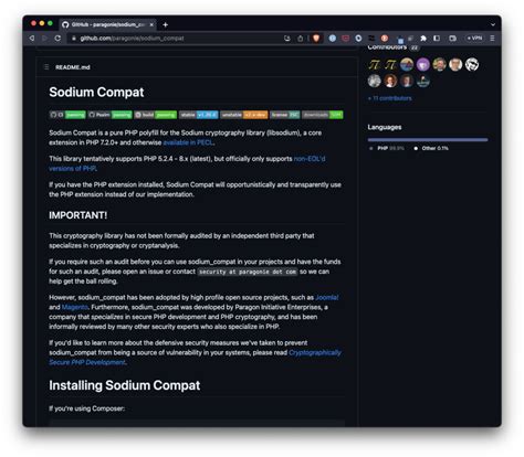 Sodium Compat Php Sodium Via Composer Tom Mcfarlin
