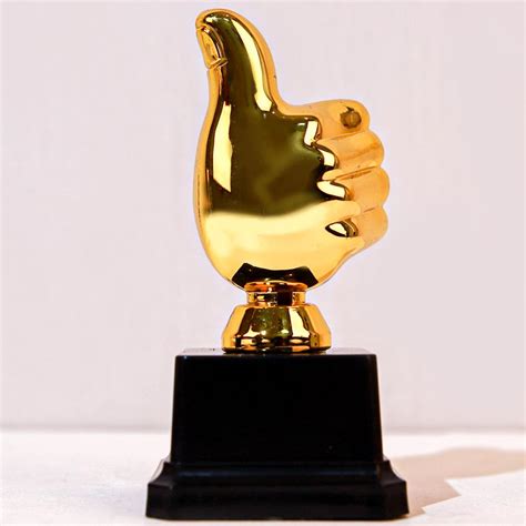 필레오 미니 엄지척 따봉 황금 트로피 만들기 감사패 어린이집 유치원 학교 행사 체육대회 운동회 우승 컵 시상식 만들기