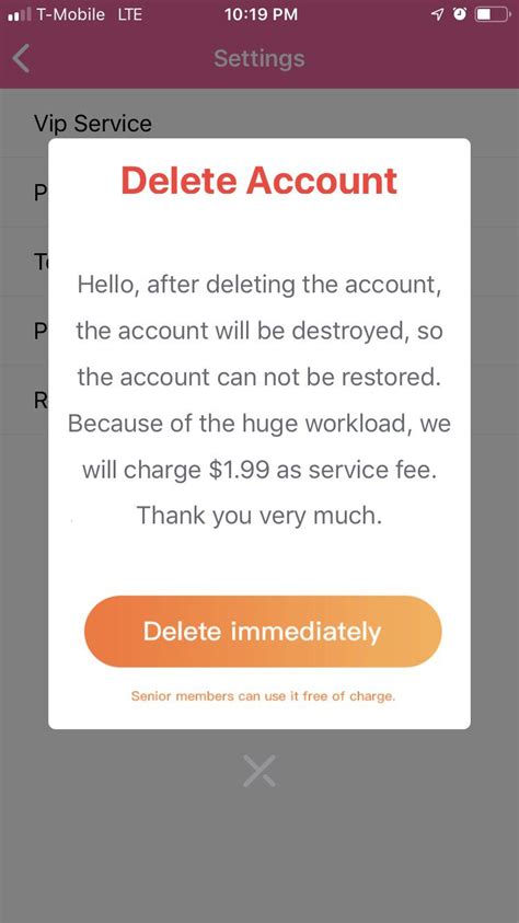 I Got A Dating App But Wanted To Delete My Account Because You Can Not Message Anyone Even If