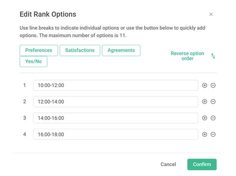 Checkbox Matrix｜surveycake Help Center