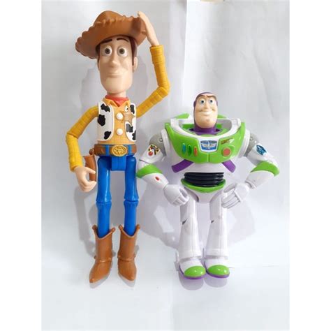 Bonecos Toy Story Woody E Buzz Lightyear Kit Shopee Brasil