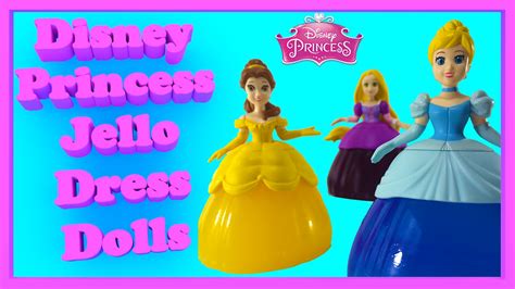 Disney Princesses Cooking Dress Dolls Jelly Jello ディズニー クッキング ドレス