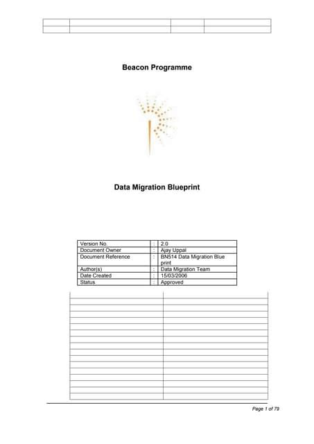 Data Migration Blueprint Legacy To Sap Pdf