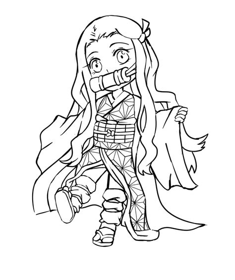 Demon Slayer Printable Coloring Pages