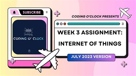 Nptel Week 3 Assignment Introduction To Internet Of Things July 2023 Youtube