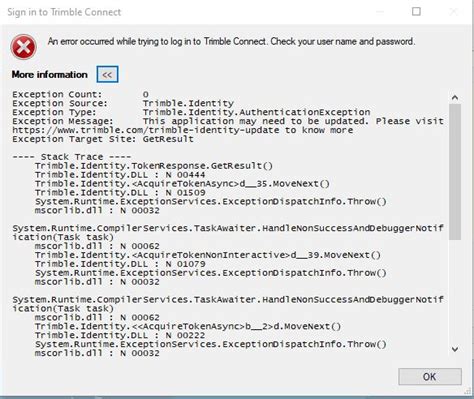 Can T Sign In To Trimble Connect In TBC Version Trimble Connect User Forum