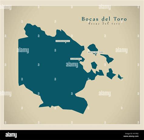 Mapa De Panama Bocas Del Toro Fotograf As E Im Genes De Alta Resoluci N Alamy