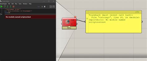 Rhino 81 Grasshopper Importerror No Module Named Scriptcontext Grasshopper Mcneel Forum