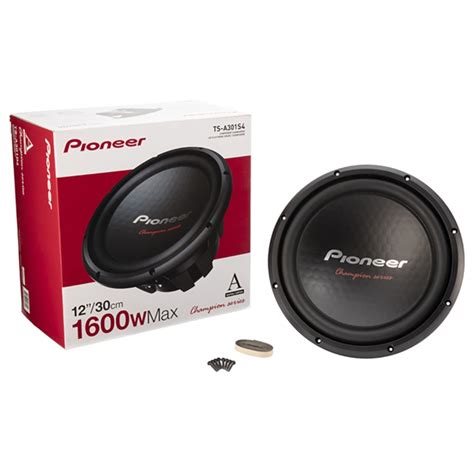 Pioneer 12″ Woofer, 500W Rms/1600W Max, Single 4 Ohm Voice Coil