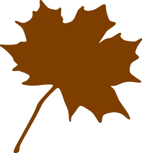 Brown Leaf Clip Art At Vector Clip Art Online Royalty Free