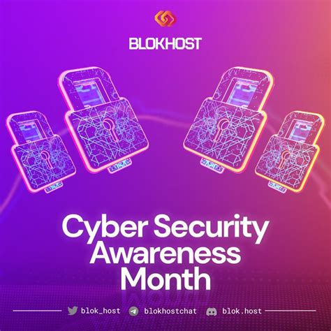 Cybersecurity Data Cyberawarenessmonth Cyberprotection Blokhost