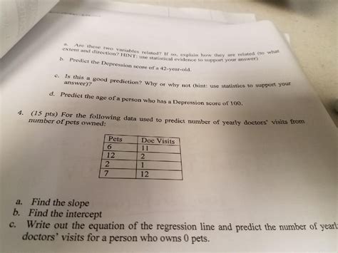 Solved A Are These Two Variables Related If So Explain