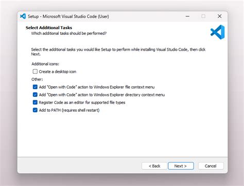 vs code installation