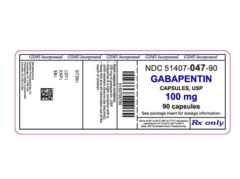 Buy Gabapentin Gabapentin 100 Mg 1 From Gnh India At The Best Price Available