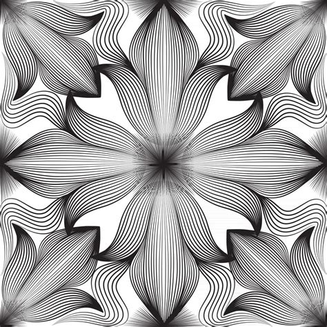 Abstract Seamless Pattern Arabic Line Ornament With Geometric Shapes Ffloral Orient Tile