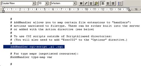 ActivePerl Perl For Windows Setting The Cgi And Pl Extensions For Apache Web Server