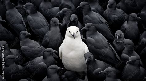 A White Crow Among Black Crows The Concept Of Being Different Not