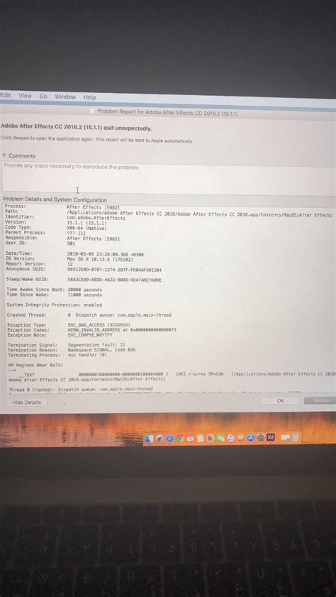 After Effects Crashing Adobe Community 9876670