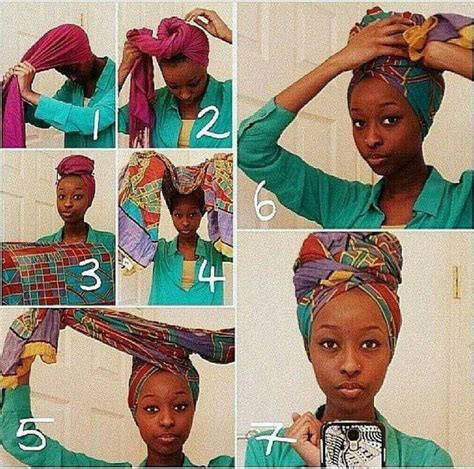 Comment Fermer L Echarper A La Tete Head Wrap Styles Scarf Hairstyles Natural Hair Styles