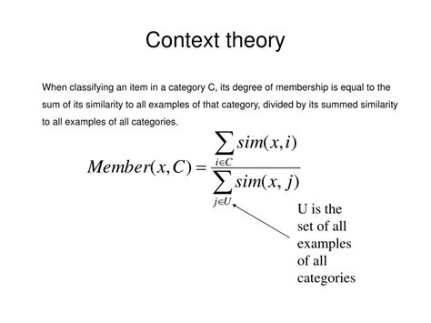 Ppt Cognitive Modelling An Exemplar Based Context Model Powerpoint Presentation Id2791217