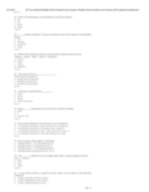 Solution 60 Top Javascript Multiple Choice Questions And Answers