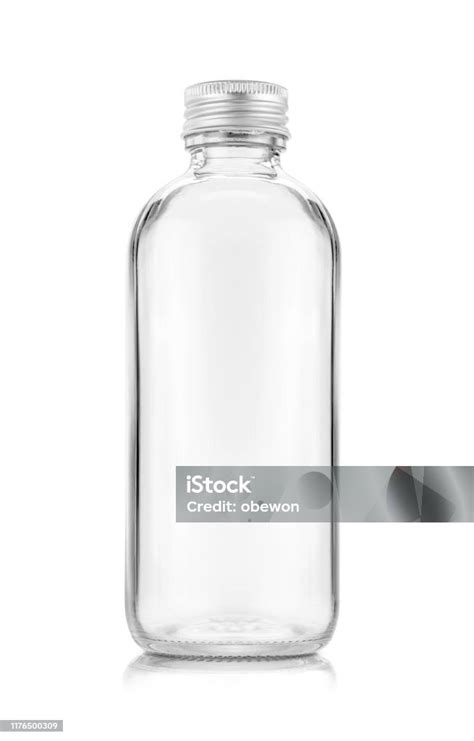 음료 또는 약용 제품 디자인 모형을 위한 빈 포장 투명 유리 병 병에 대한 스톡 사진 및 기타 이미지 병 유리 재료 유리잔 Istock