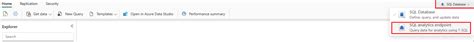 sql database tutorial use the sql analytics endpoint to query data