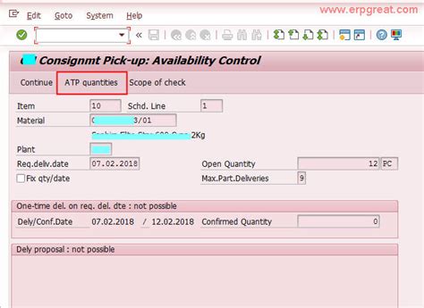Availability Check Fails To Allocate Confirmed Quantity In Schedule