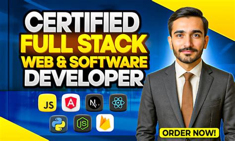 Be Full Stack Web Developer For Custom Website Development Software