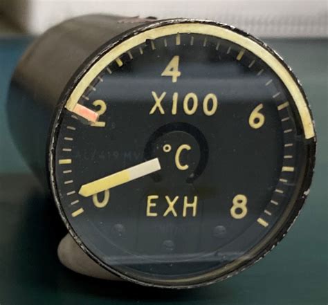 Q Exhaust Gas Temperature TOT Indicator Smiths Industries Aviation Instrument Services