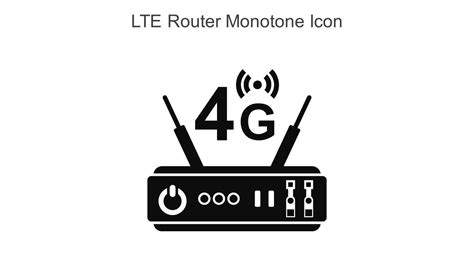 Lte Router Monotone Icon In Powerpoint Pptx Png And Editable Eps Format
