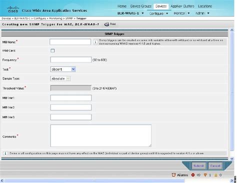 Cisco Wide Area Application Services Monitoring Guide Software Version Monitoring WAAS