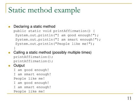 Ppt Procedural Decomposition Using Static Methods Powerpoint Presentation Id 4668259