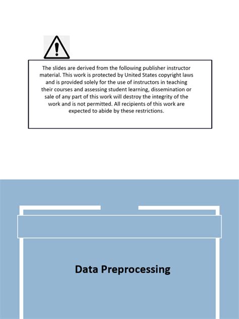 data preprocessing pdf quartile statistical analysis