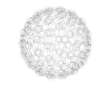 Geodesic Structure With Atoms 3d Printing Model Threeding