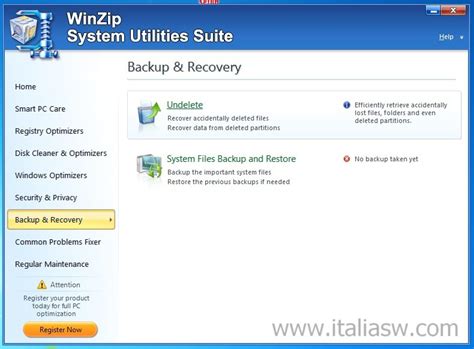 Winzip Rilascia System Utilities Suite • Pagina 3 • Italia Sw