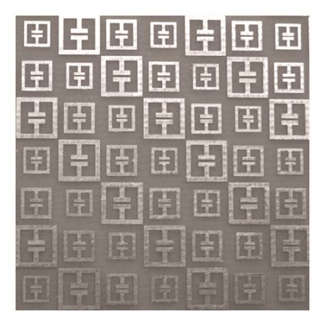 A Schematic Of The Periodic Resonator B The Fabricated Structure