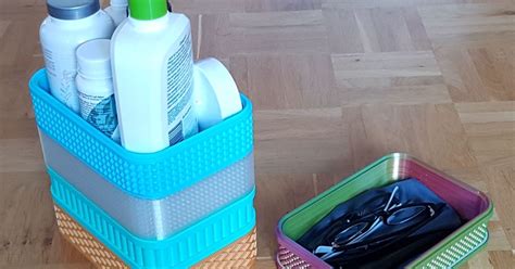 Stackable Boxes In Different Designs 196x136x47mm By Thoughts On