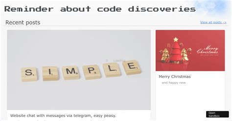 Personalblogonreact Codesandbox