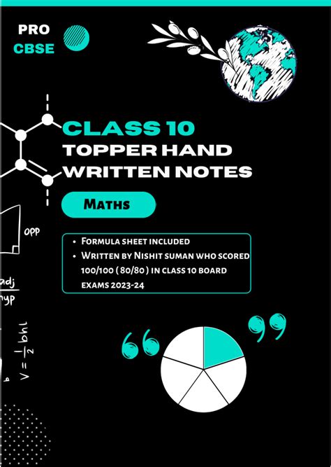 Class 10 Maths Topper Notes By Procbse