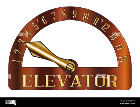 Elevator Level Indicator Cut Out Stock Images And Pictures Alamy