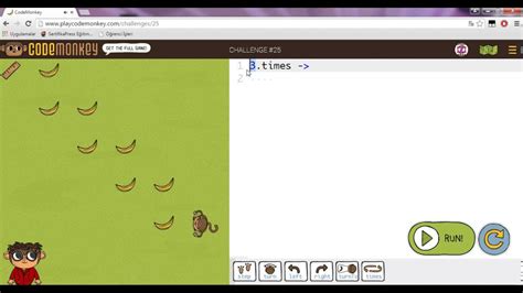 Play Code Monkey 25 Challenge Level Youtube