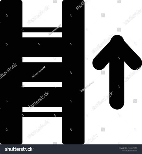 Ladder Scaffold Stairs Icon App Development Stock Vector Royalty Free