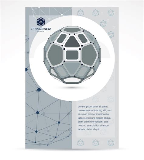 Premium Vector Computer Technologies Creative Advertisement Brochure