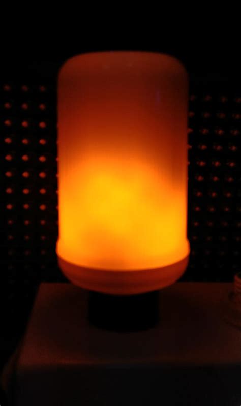 Led Flame Bulb E27 Lampu Api Lampu Hias Led Solar Cell