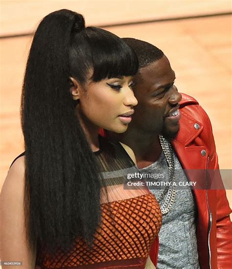 Nicki Minaj Nd Kevin Hart Attend The State Farm All Star Saturday