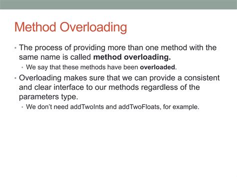 2cpp08 Overloading And Overriding Ppt