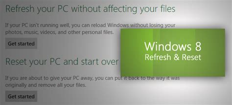How To Refresh Or Reset Your Windows 8 Pc [complete Guide]